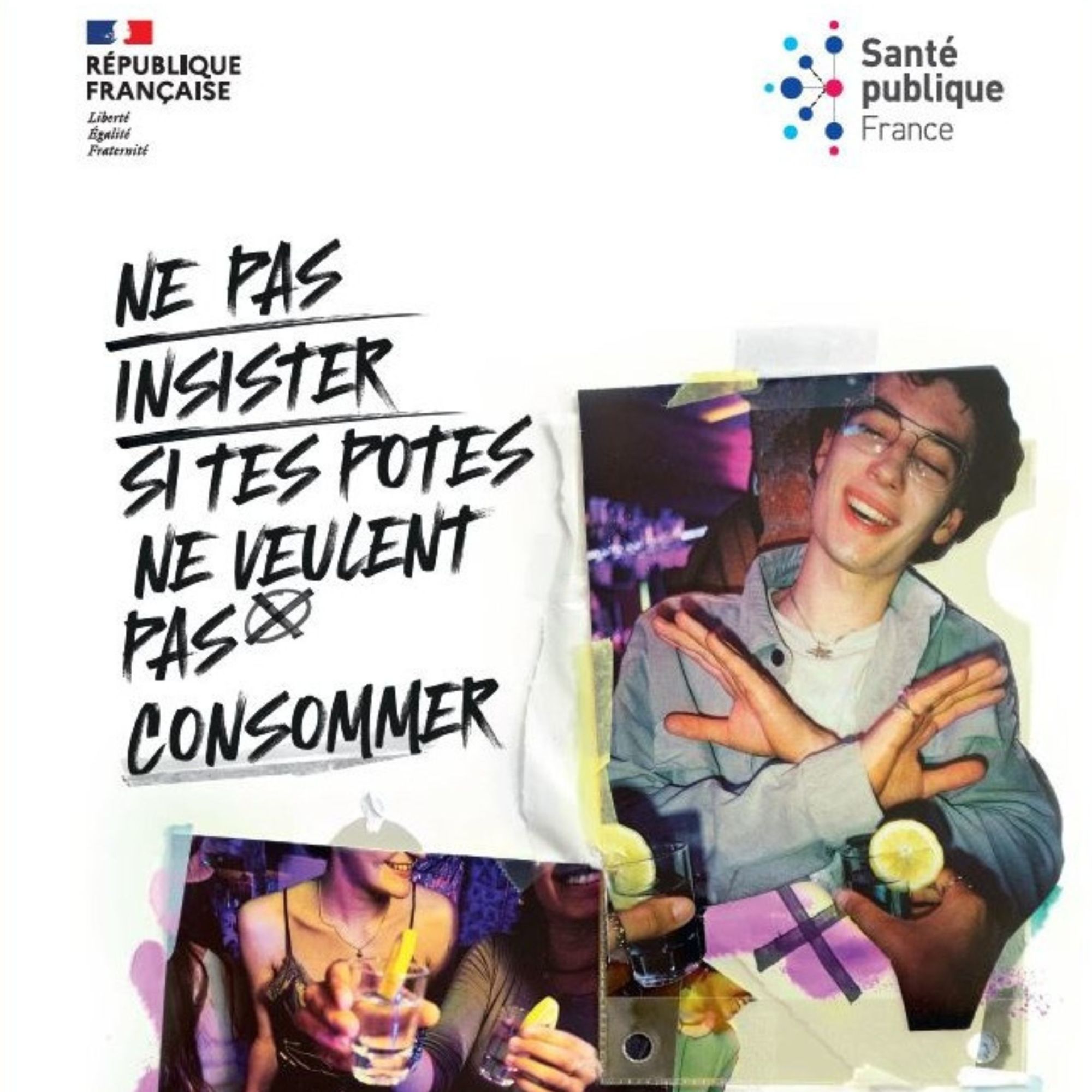 Ne pas insister si tes potes ne veulent pas consommer, c'est la base