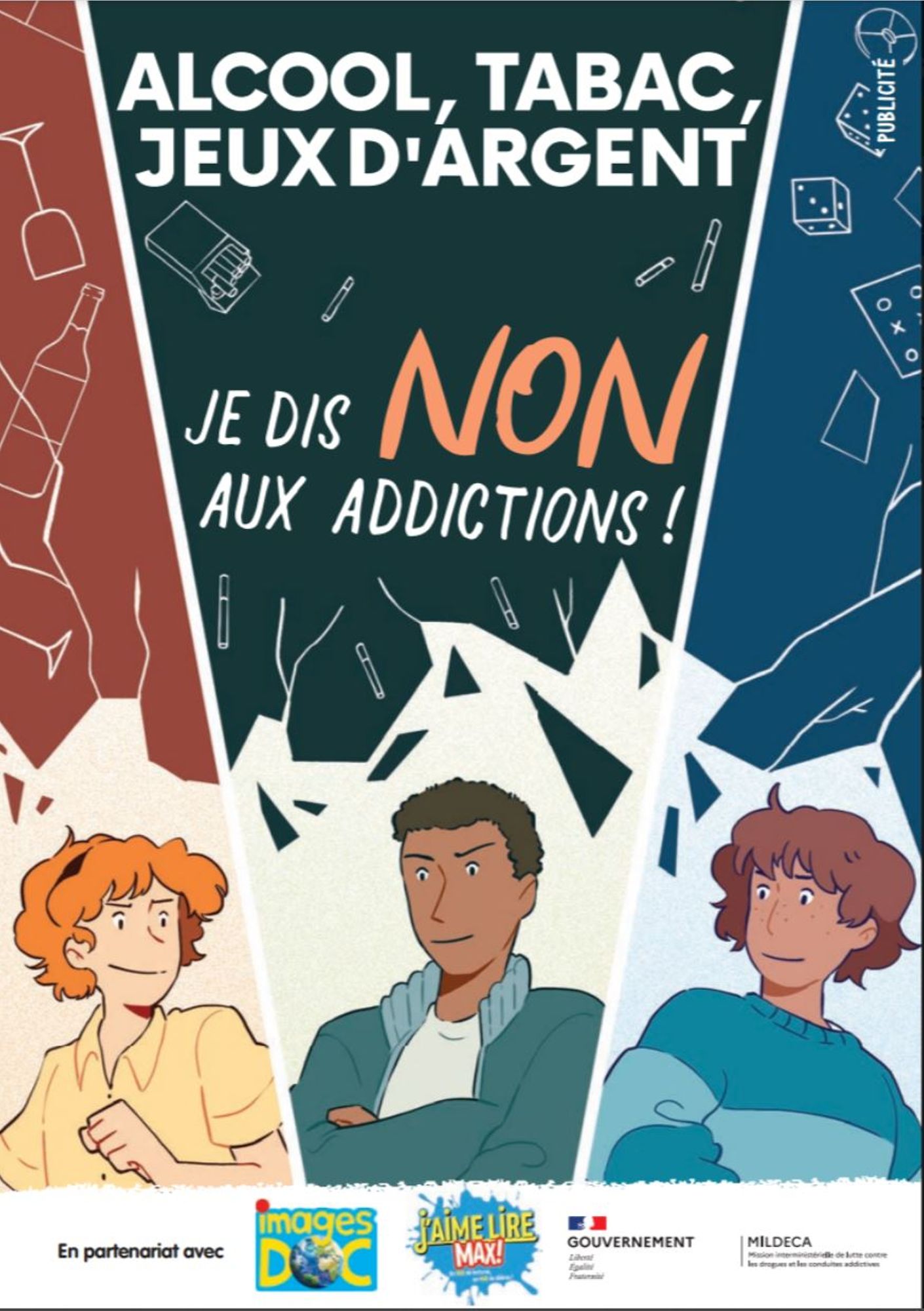 Alcool, tabac, jeux d’argent : Je dis NON aux addictions